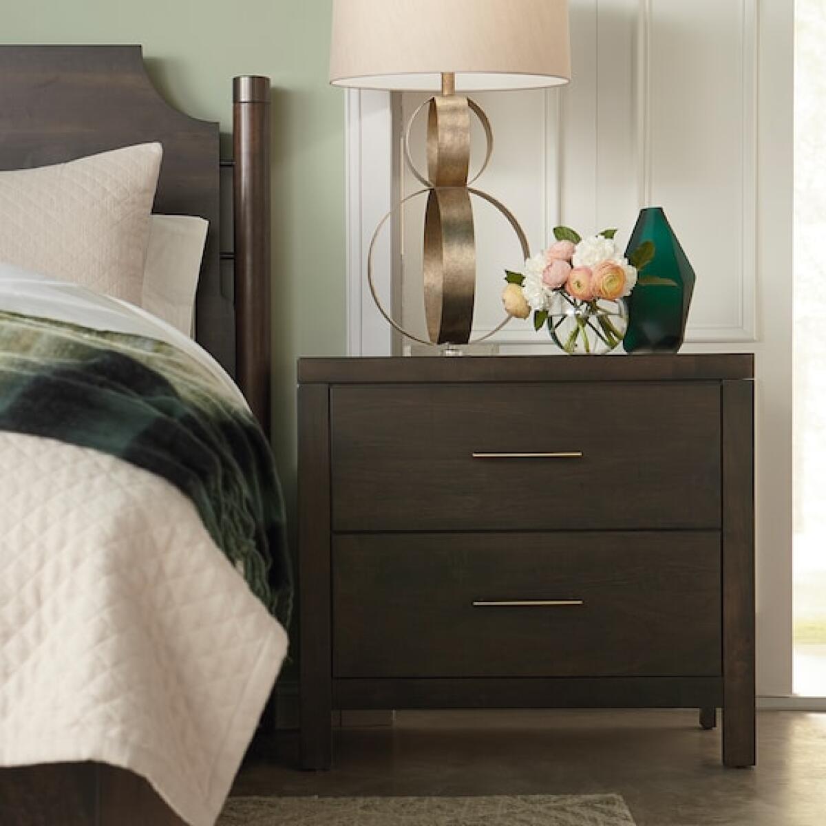 Benchmade Midtown Maple Nightstand W/Charge – Sweat's Furniture